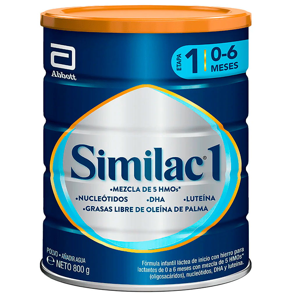 Similac 1 800 g Fórmula Láctea 0 a 6 Meses Abbott | Pehuén Farmacias